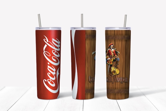Captain and Coke 20oz Stainless Steel Tumbler Coke and Rum | Etsy