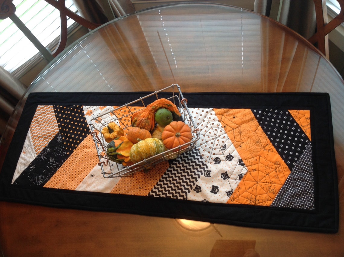 Halloween Table Runner. - Etsy