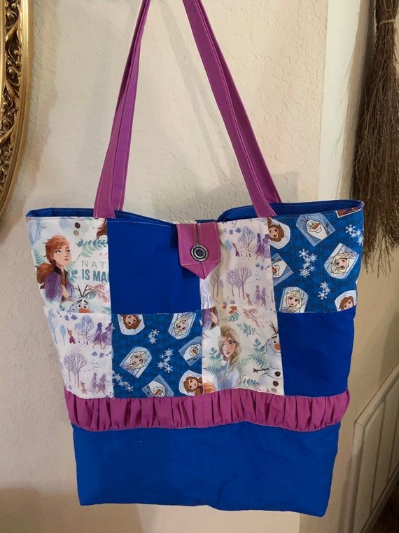 Patchwork tote bags Disney theme | Etsy