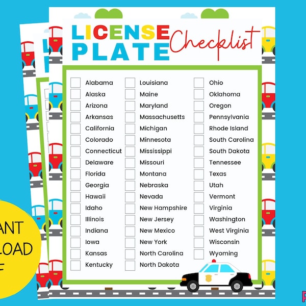 License Checklist - Etsy