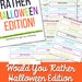 100 Halloween Would You Rather Questions| Spooky Would You Rather Game ...