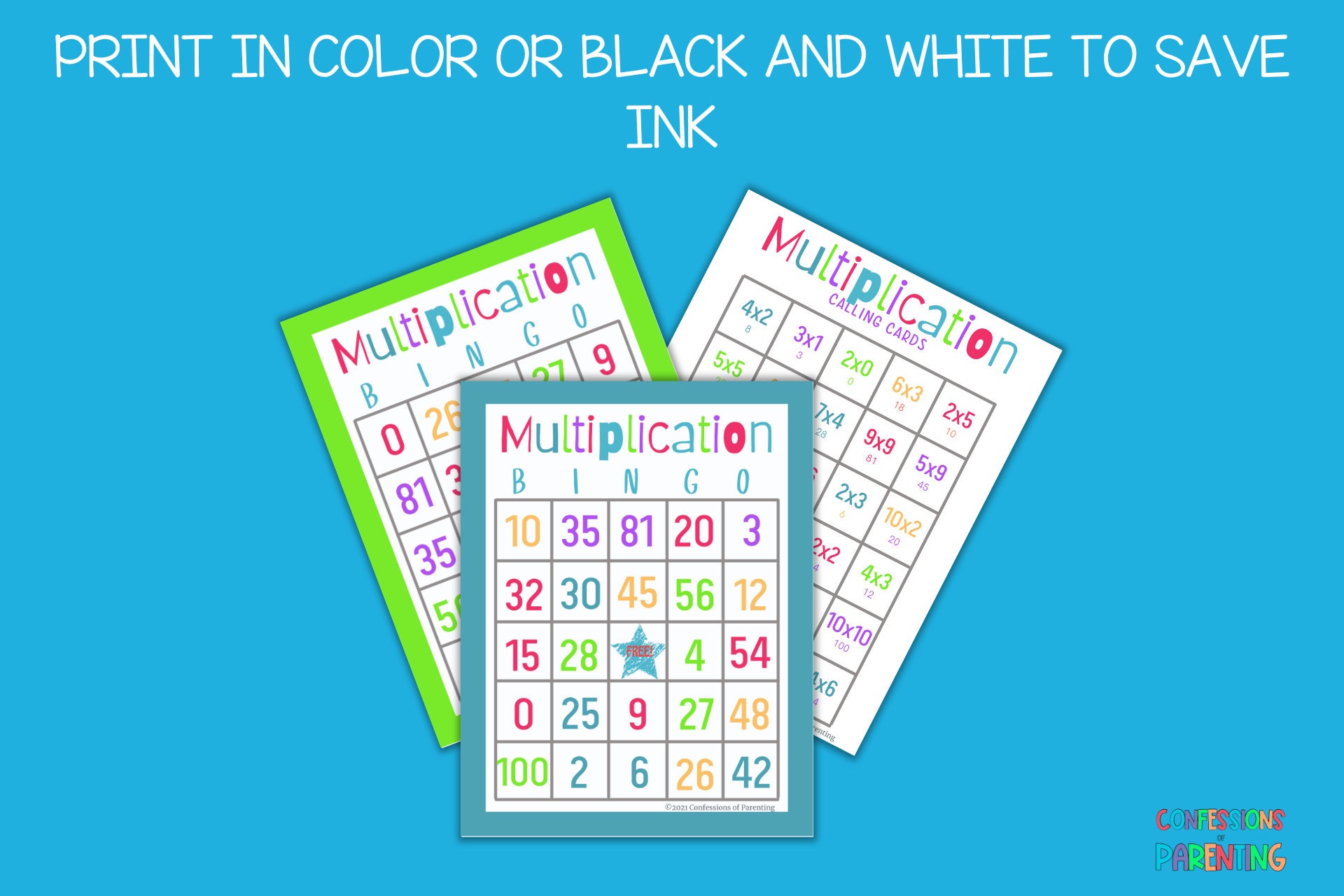 Multiplication Bingo| Bingo for the Classroom| Math Bingo| Bingo for ...