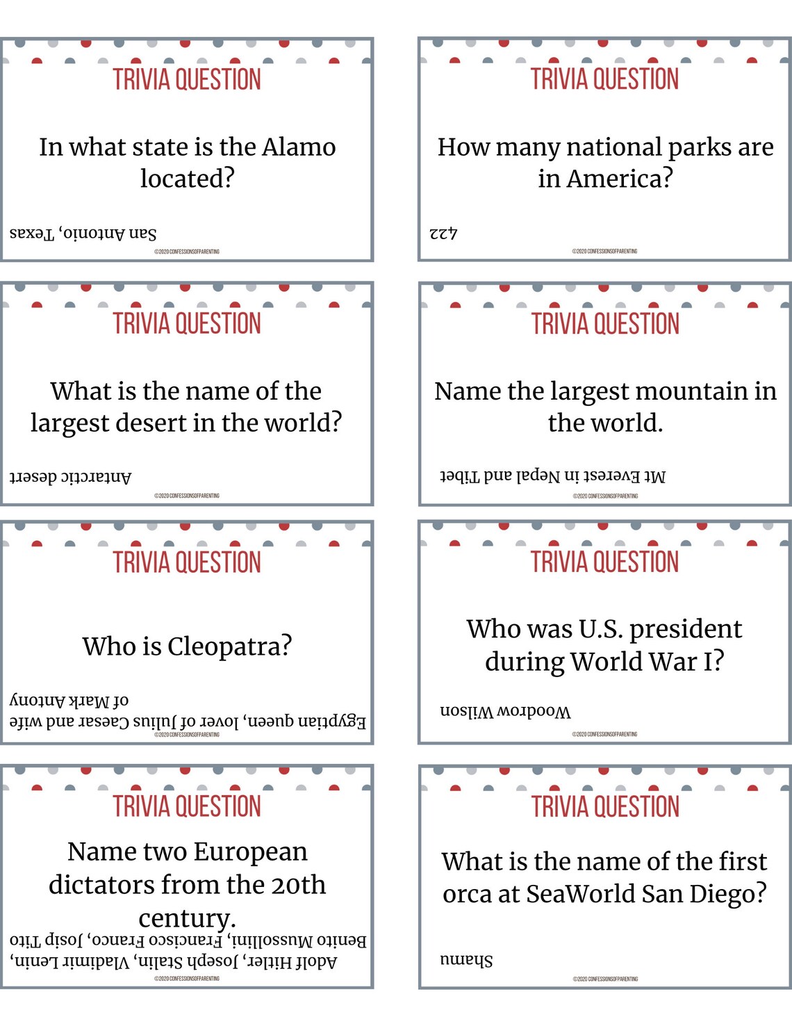 300 Trivia Questions | General Knowledge Trivia | Family Trivia Night ...