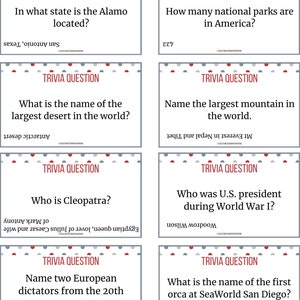 300 Trivia Questions | General Knowledge Trivia | Family Trivia Night ...