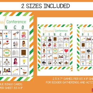 General Conference Bingo Bingo for Kids General Conference Themed Bingo ...