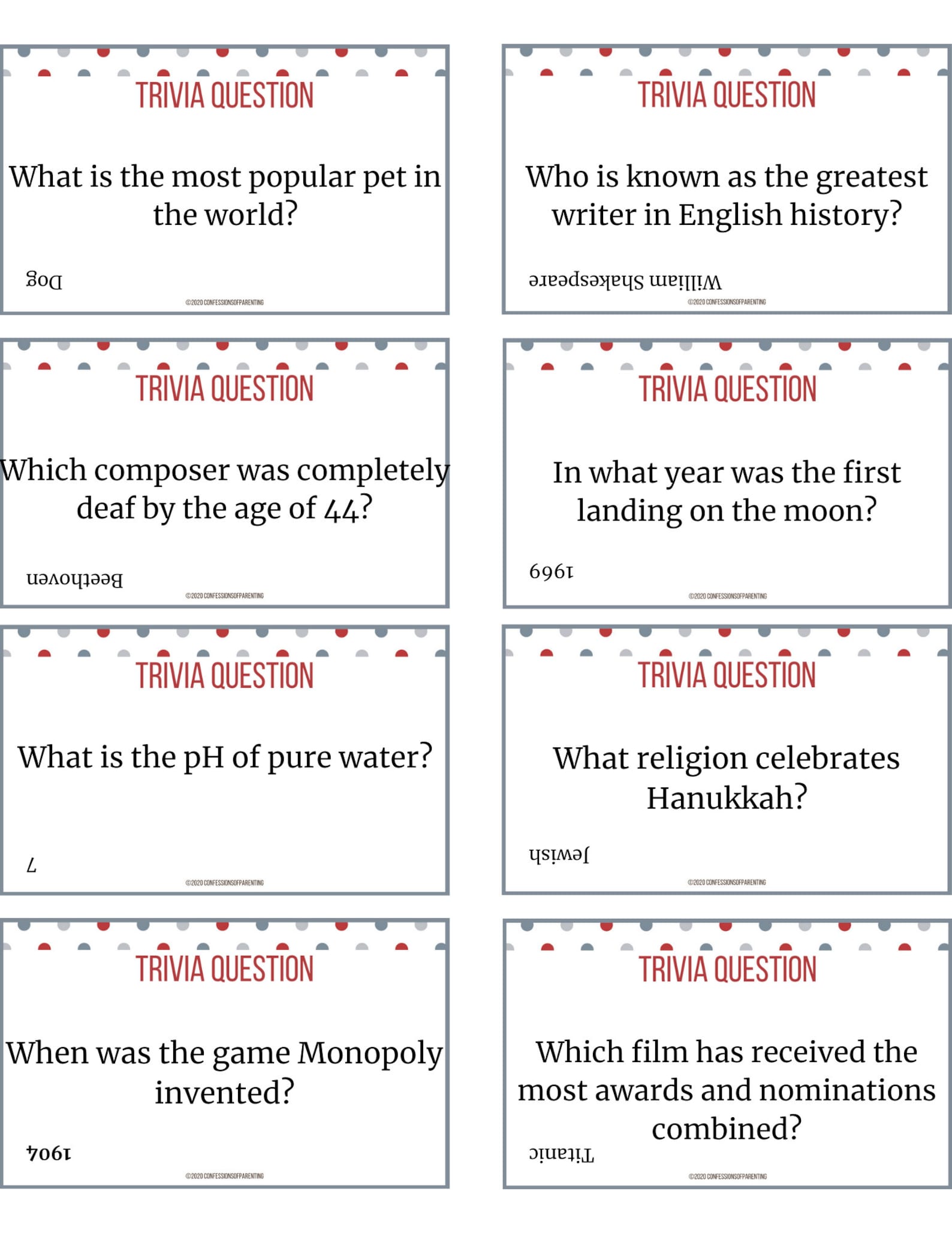 300 Trivia Questions | General Knowledge Trivia | Family Trivia Night ...