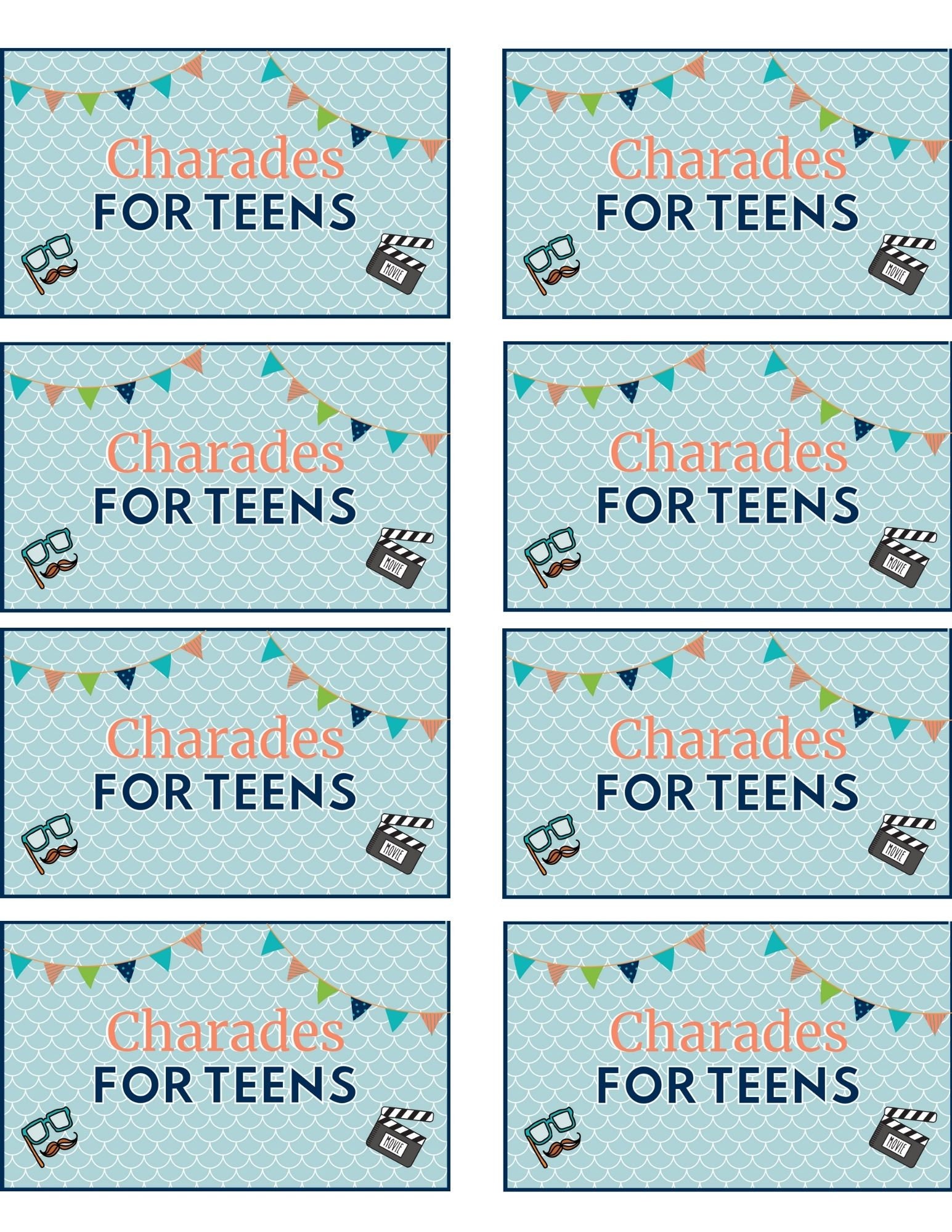 100+ Charades for Teen| Fun Activities for Indoor & Outdoor Games| Teen ...