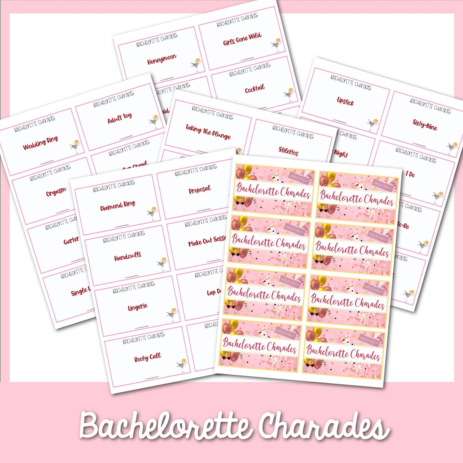 497+ Pages Mega Bundle Charades Fun Activity | Mega Charades Pack ...