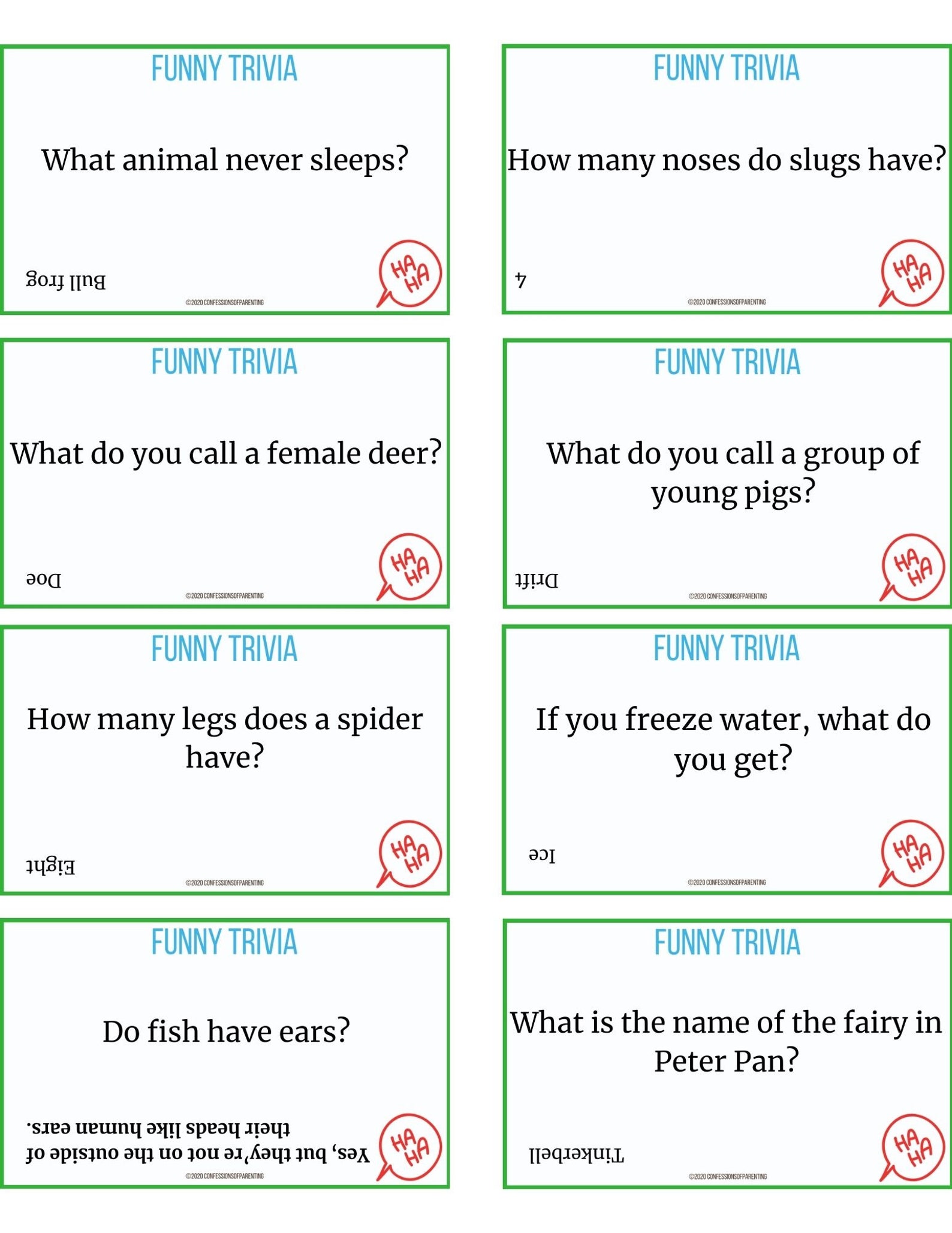 200 Funny Trivia Questions| Hilarious Trivia Questions| Printable Funny ...