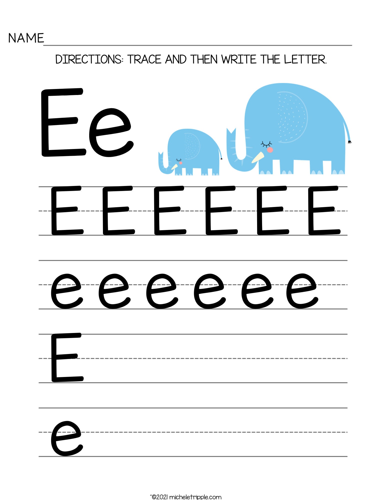 26 Individual Pages Animal Alphabet Tracing Sheets for Kids | Etsy