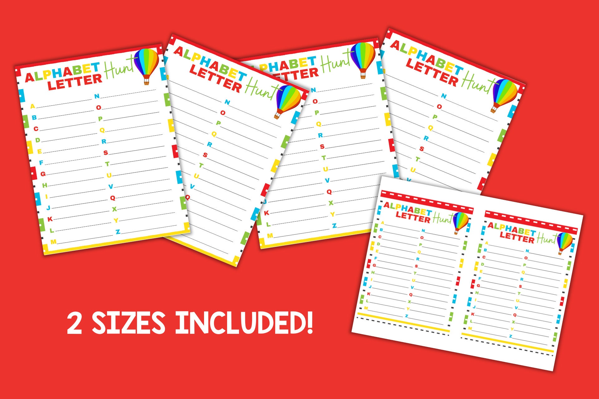 ABC Scavenger Hunt / Alphabet Scavenger Hunt / A-Z Scavenger Hunt ...