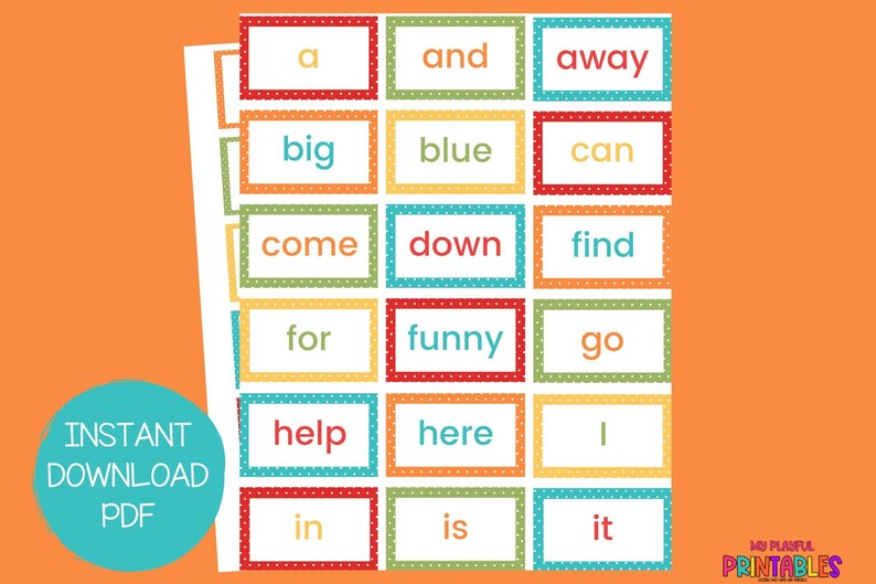 Kindergarten Sight Word Building Activity Kindergarten Sight Words ...