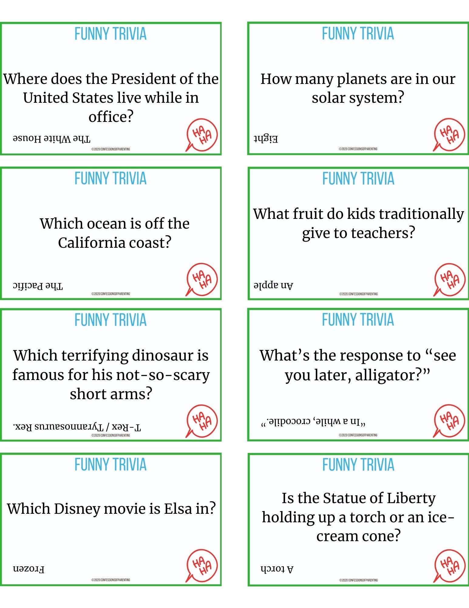 200 Funny Trivia Questions| Hilarious Trivia Questions| Printable Funny ...