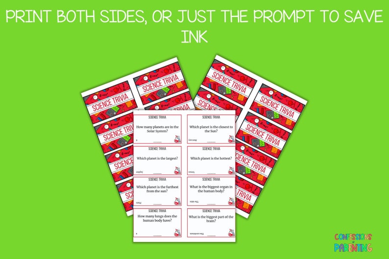 50 Science Trivia Cards | STEM Trivia Questions | Science Trivia for ...