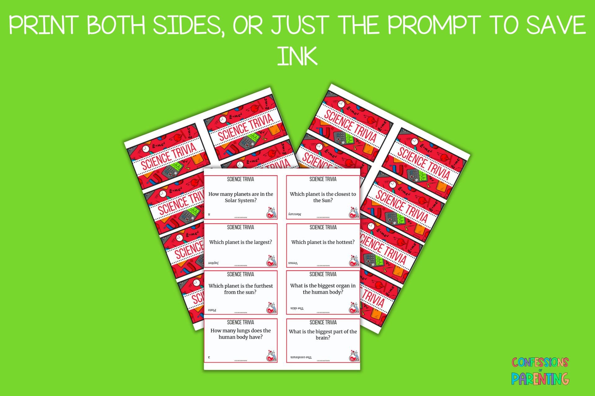 50 Science Trivia Cards | STEM Trivia Questions | Science Trivia for ...