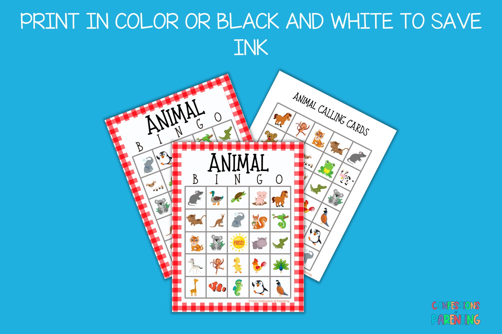 Animal Bingo Bingo for the Classroom Science Bingo Bingo for Kids Fun ...