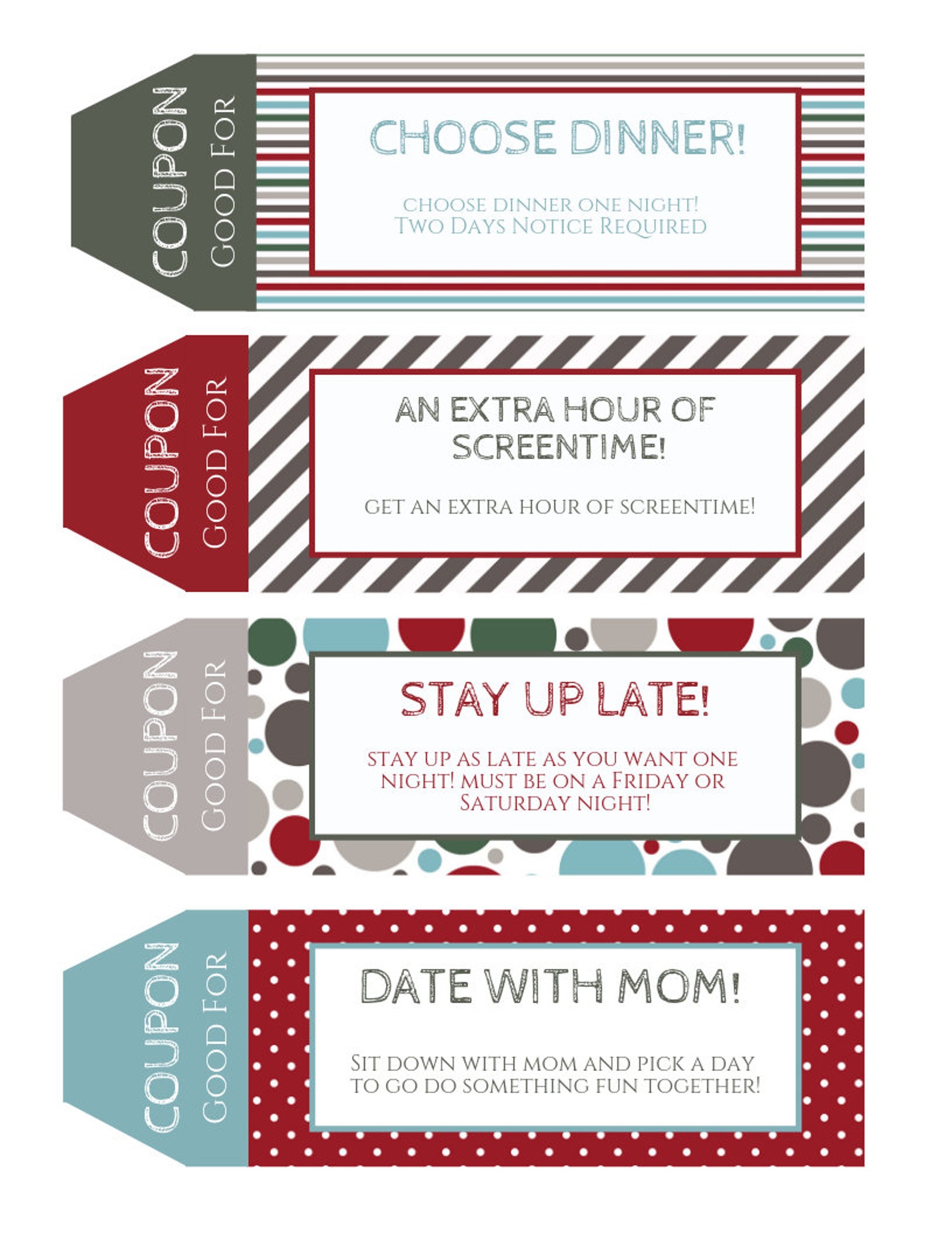 39 Coupons for Tweens and Teenagers | Tween and Teen Coupon Book | Teen ...