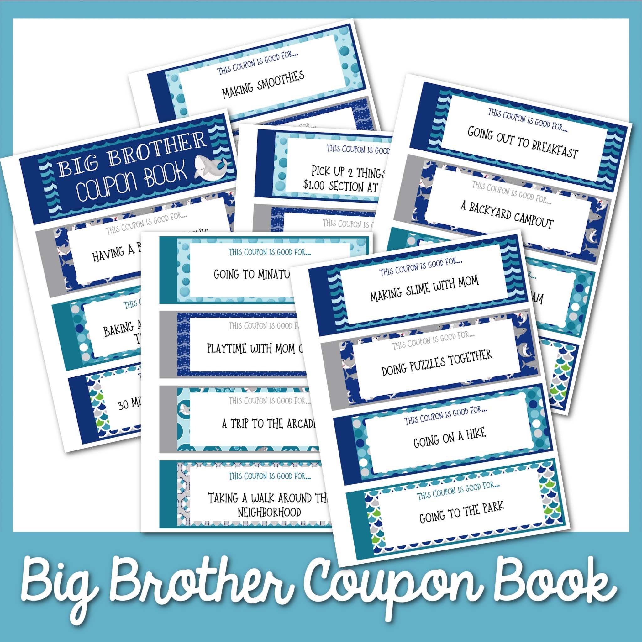 Big Brother Coupon Book - Etsy