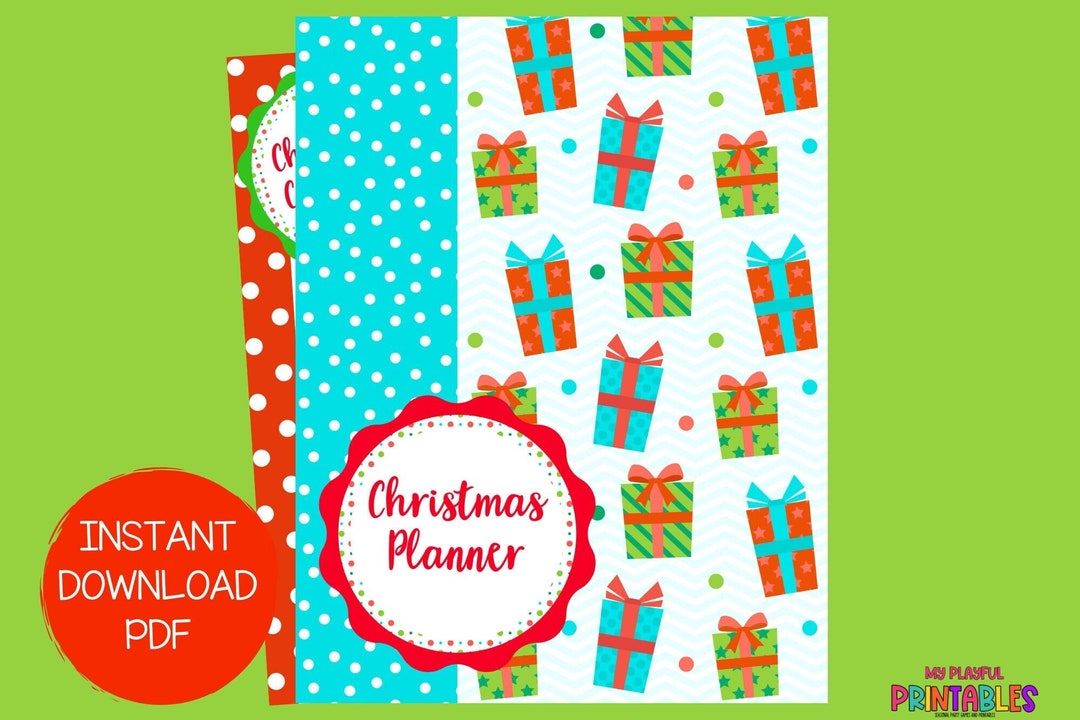 23 Page Christmas Planner | Printable Christmas Planner | Holiday ...