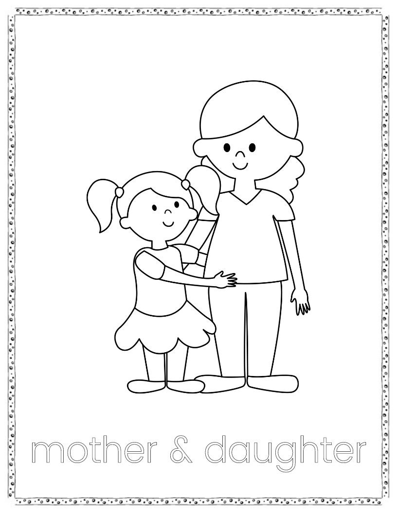 5 Mother's Day Coloring Pages | Printable Mother’s Day Coloring Sheets ...