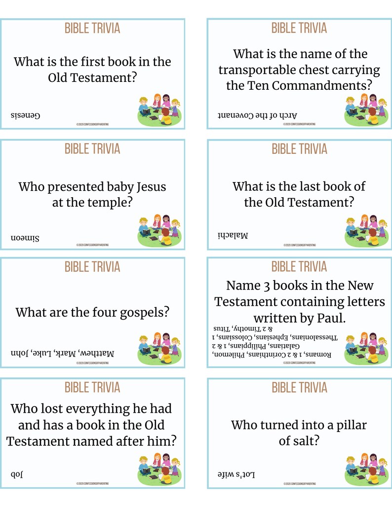 50+ Bible Trivia Questions| Printable Bible Trivia | Bible Quiz Game ...