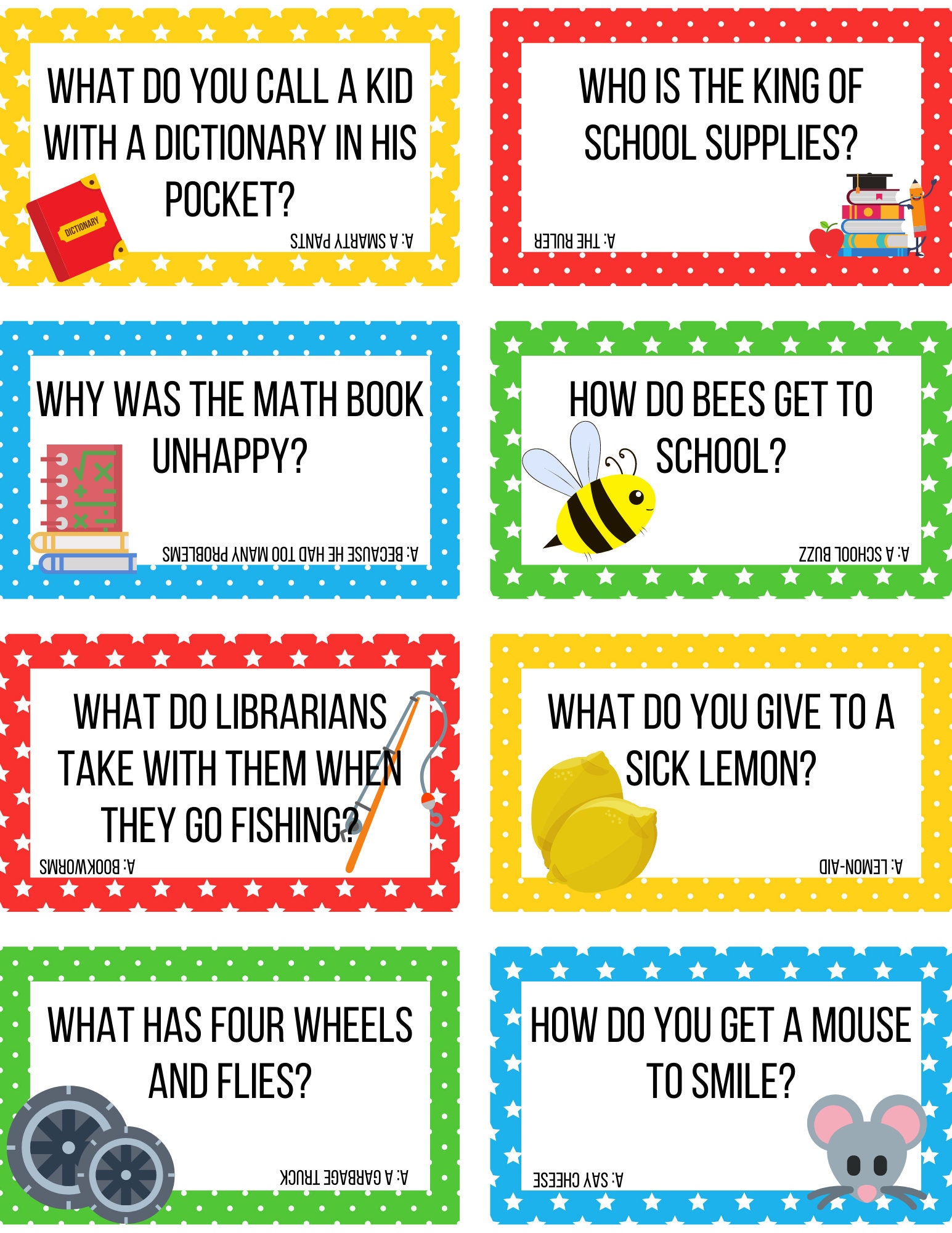 Lunch Box Jokes for Kids - Etsy