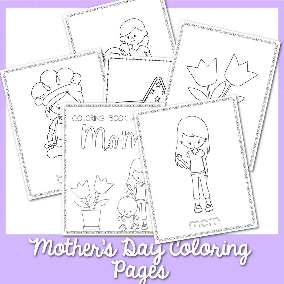 5 Mother's Day Coloring Pages | Printable Mother’s Day Coloring Sheets ...