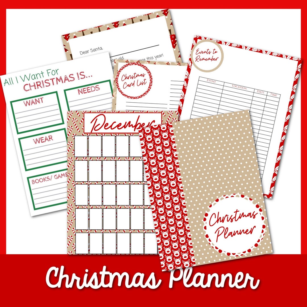 24 Pages of Christmas Planner | Christmas Planner | Ultimate Christmas ...