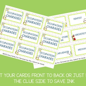 100 Occupation Charades | Occupation Charades for Kids | Job Charades ...