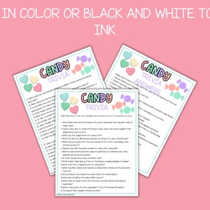 180+ Candy Trivia Questions| Printable Candy Trivia| Candy-themed Party ...