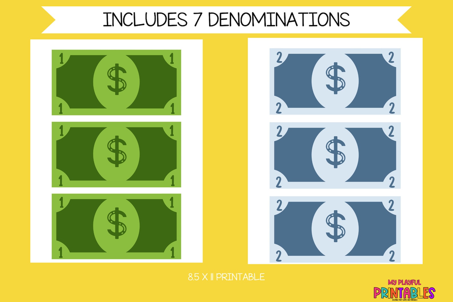 Pretend Money | Printable Pretend Money | Pretend Play Props ...