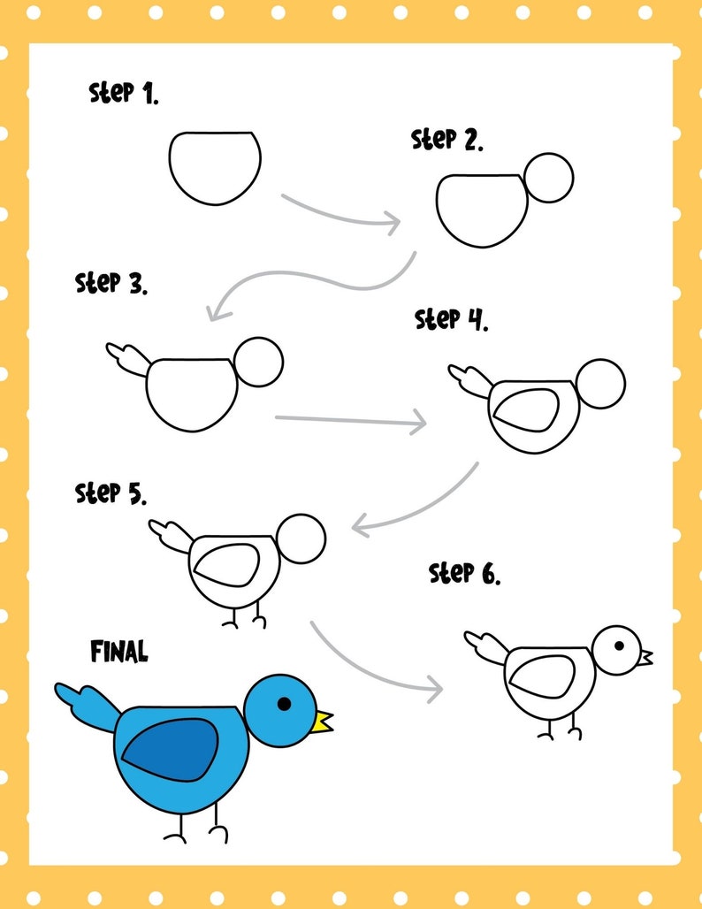 Learn to Draw, Animal Learn to Draw, How to Draw Animals, Kindergarten ...