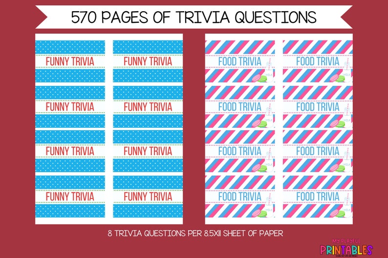 Trivia Bundle Trivia for Kids Trivia for Families Trivia Games ...