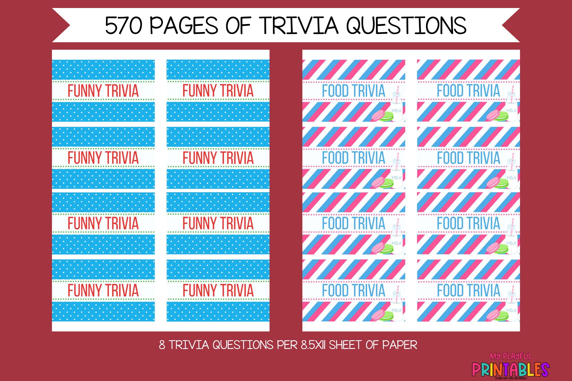 Trivia Bundle Trivia for Kids Trivia for Families Trivia Games ...