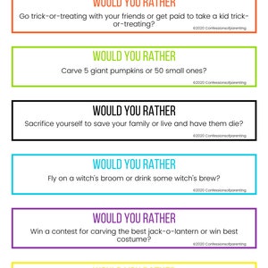 100 Halloween Would You Rather Questions| Spooky Would You Rather Game ...