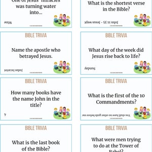 50+ Bible Trivia Questions| Printable Bible Trivia | Bible Quiz Game ...