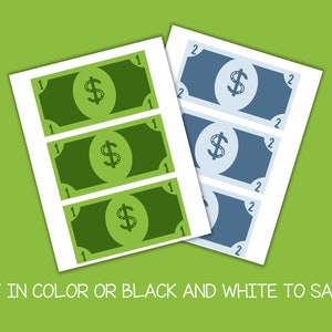 Pretend Money | Printable Pretend Money | Pretend Play Props ...