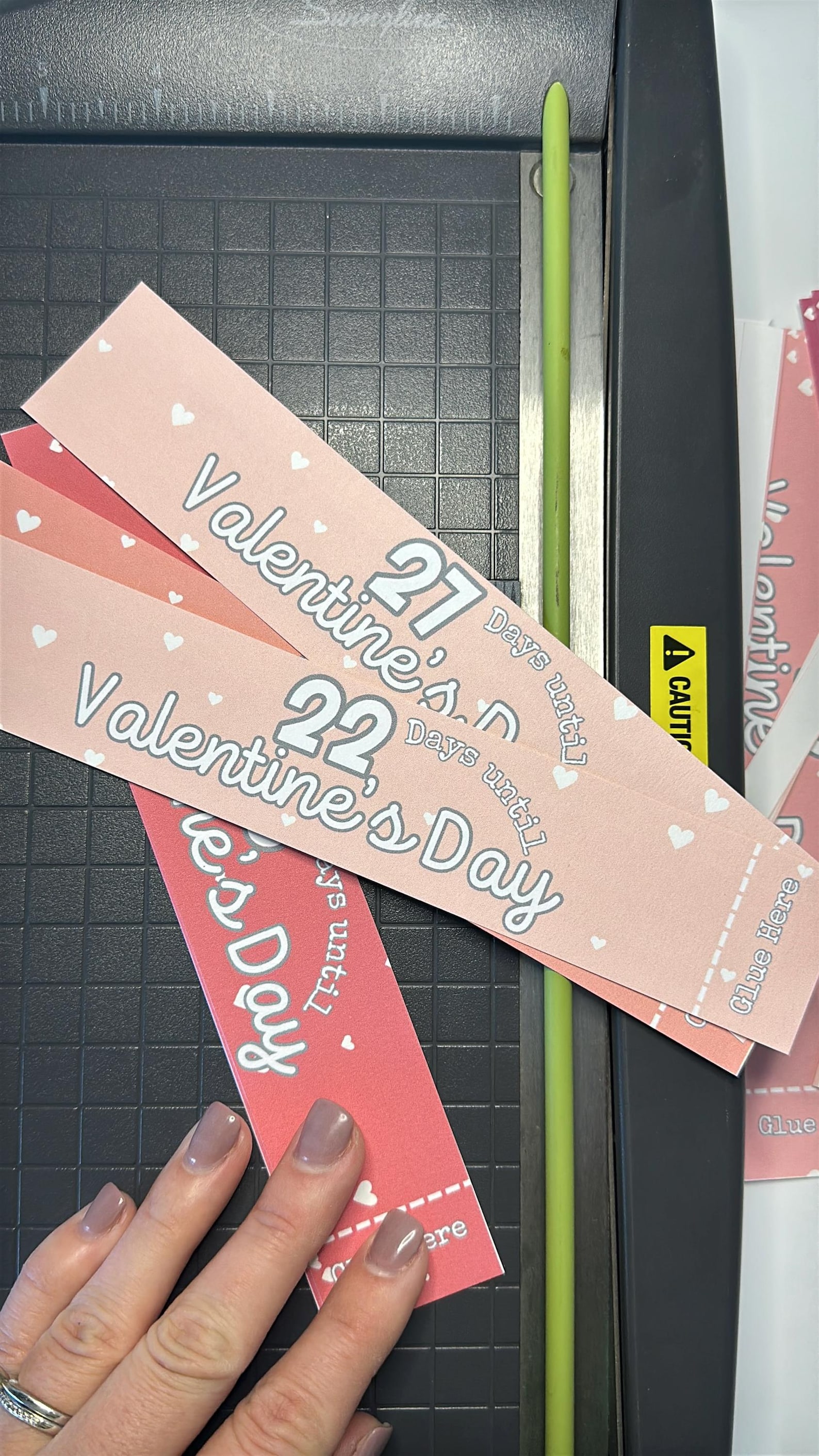 Valentine's Day Paper Chain| Valentine's Day Printable Paper Chain ...