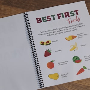 88 Pages of Baby Led Weaning Planner| Printable BLW Planner | Baby Food ...