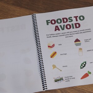88 Pages of Baby Led Weaning Planner| Printable BLW Planner | Baby Food ...