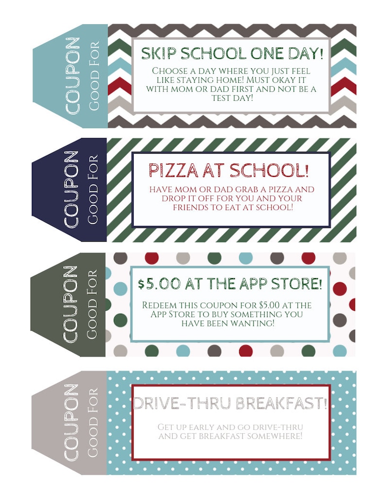 39 Coupons for Tweens and Teenagers | Tween and Teen Coupon Book | Teen ...