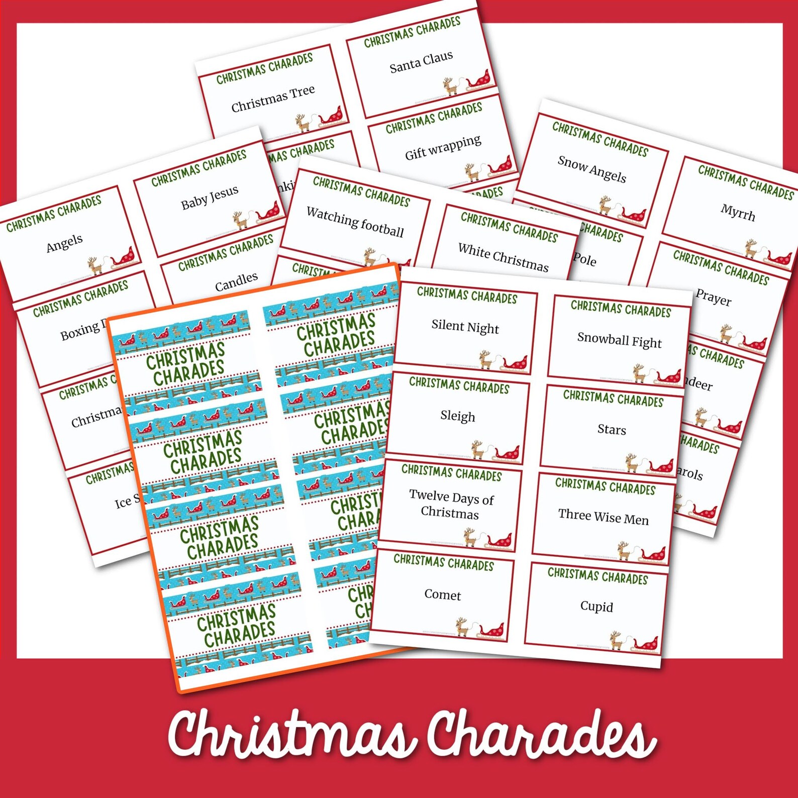 497+ Pages Mega Bundle Charades Fun Activity | Mega Charades Pack ...