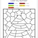Christmas Color by Number, Holiday Activity for Kids, Christmas Themed ...