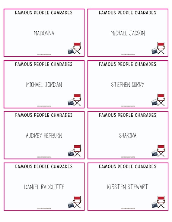 Famous People Who I Am