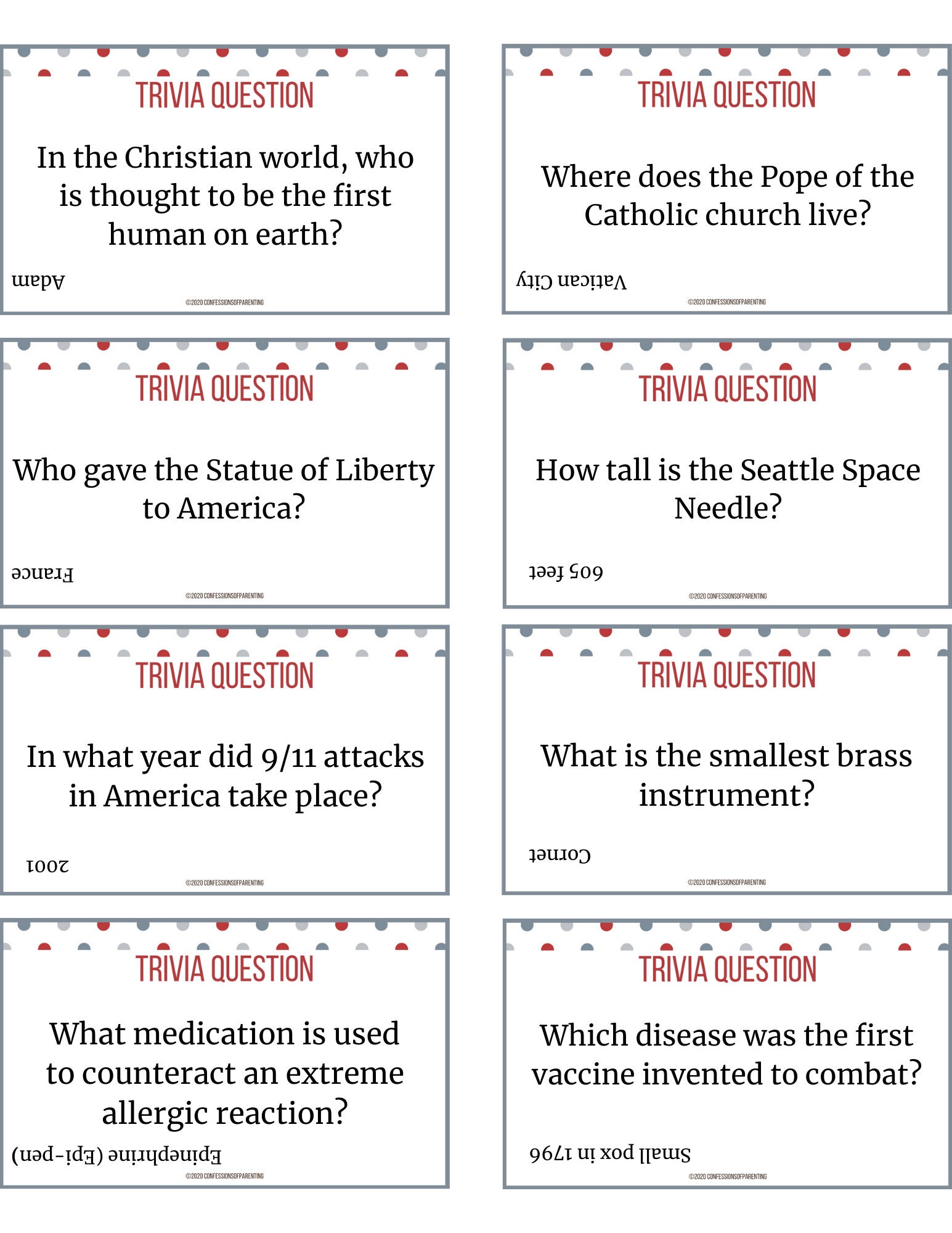 300 Trivia Questions | General Knowledge Trivia | Family Trivia Night ...