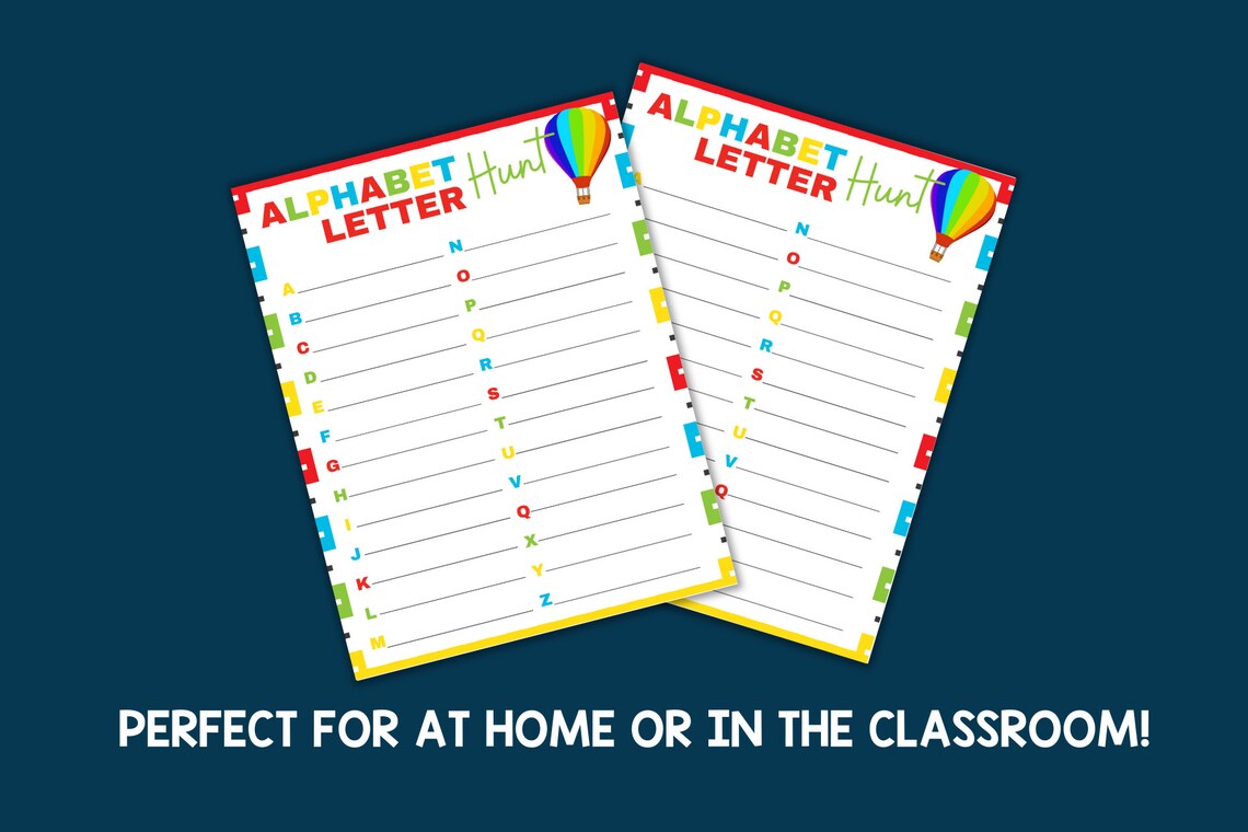 ABC Scavenger Hunt / Alphabet Scavenger Hunt / A-Z Scavenger Hunt ...