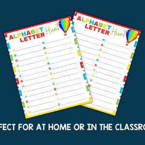 ABC Scavenger Hunt / Alphabet Scavenger Hunt / A-Z Scavenger Hunt ...