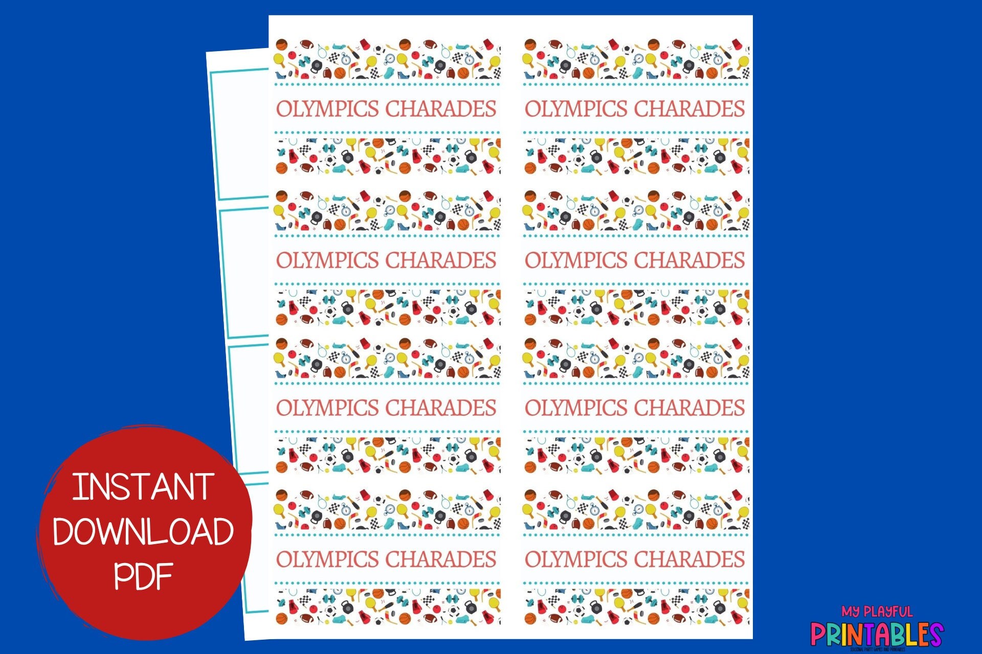 Olympic Charades | Charades for Kids | Olympic Themed Charades ...