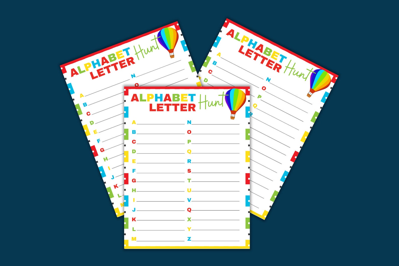 ABC Scavenger Hunt / Alphabet Scavenger Hunt / A-Z Scavenger Hunt ...