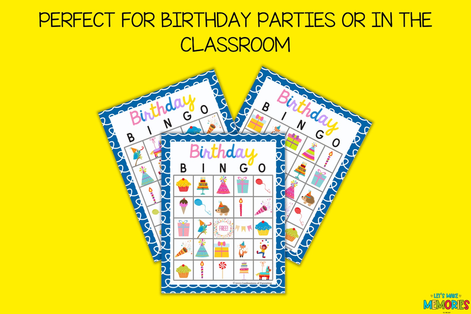 7 Birthday Bingo | Printable Birthday Bingo | Birthday-themed Bingo ...
